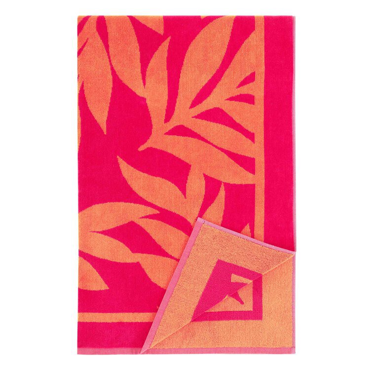 Drap de plage MANGROVE CORAIL | Drap de plage | Jalla Linge de Maison