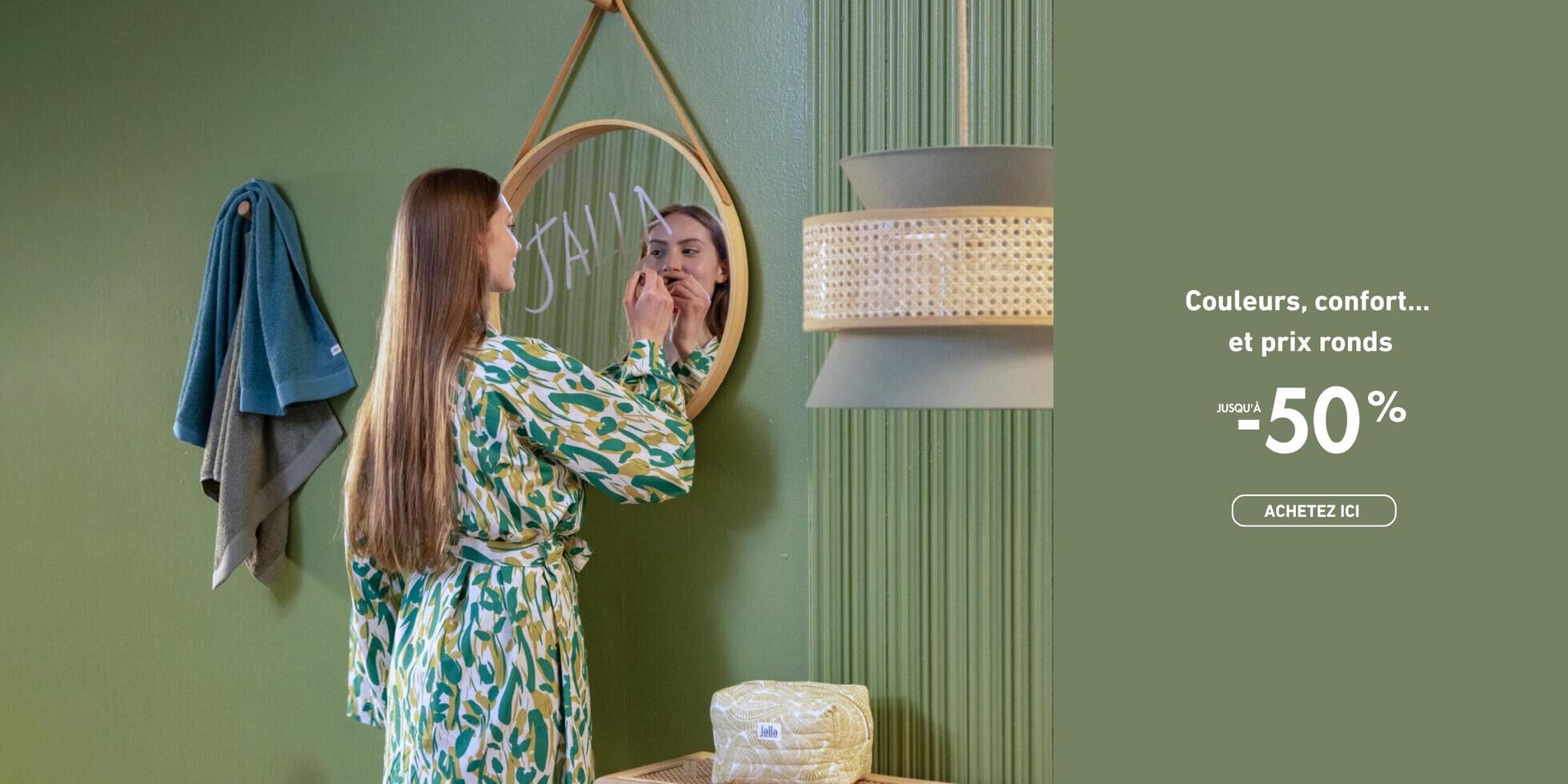 Linge de maison, linge de lit et ensemble de bain - Jalla